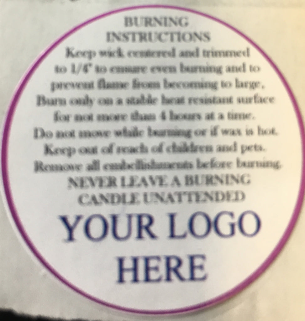 Custom Warning Labels – Keystone Candle Supply